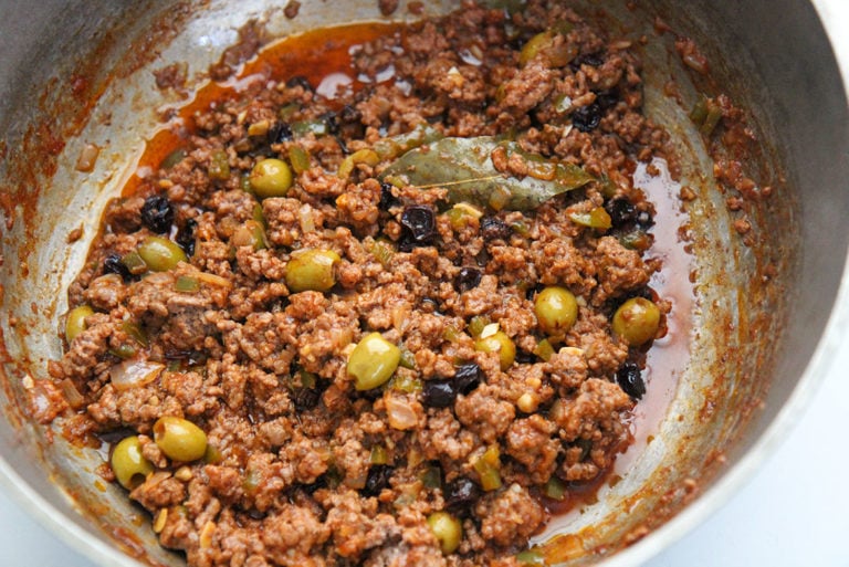 Easy Cuban Picadillo Recipe (video) Cooked by Julie