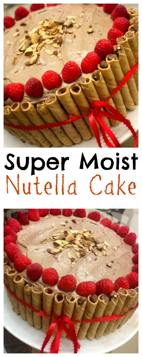 Homemade Chocolate Nutella Cake