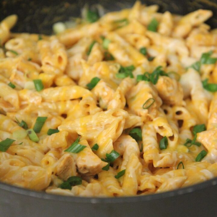Buffalo Chicken Pasta - Cooked by Julie