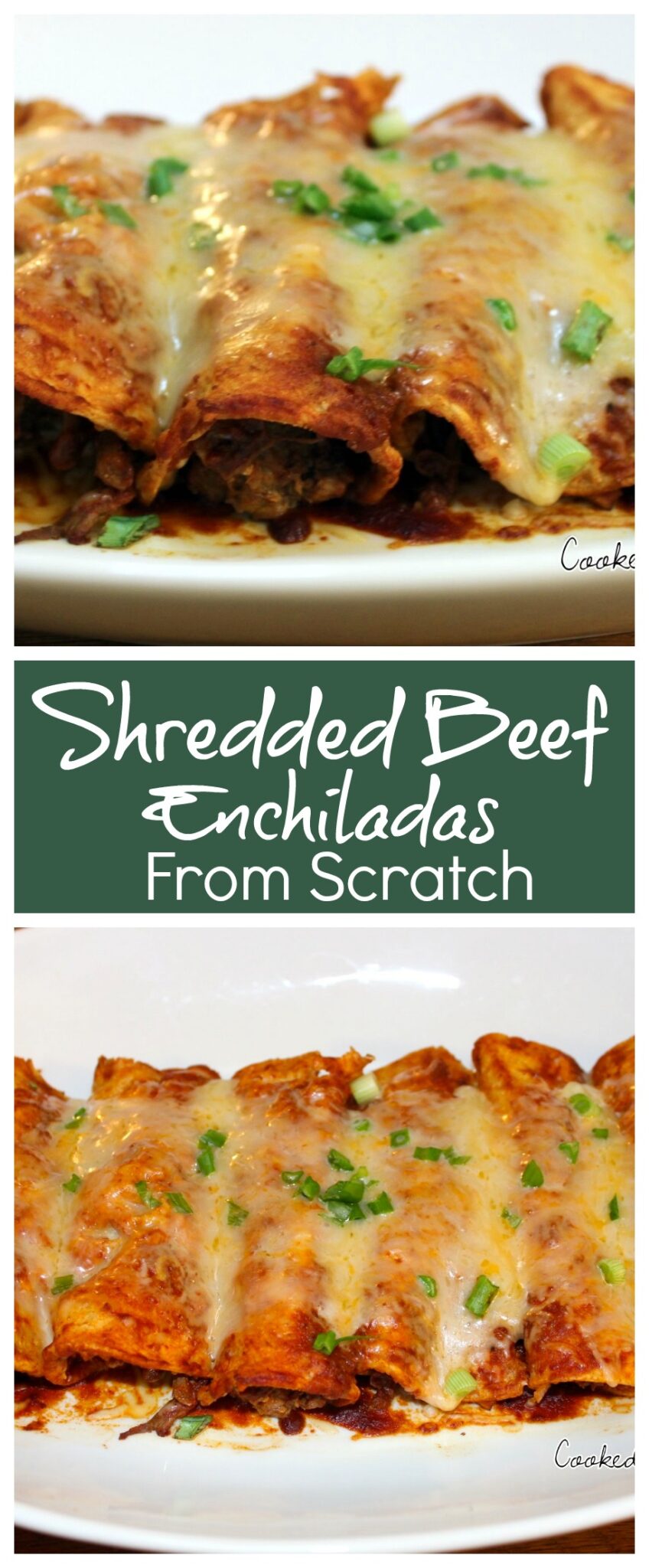 Shredded Beef Enchiladas from Scratch