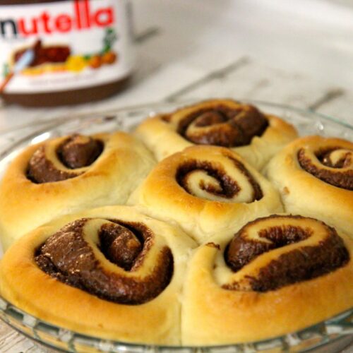 Homemade Nutella Cinnamon Rolls