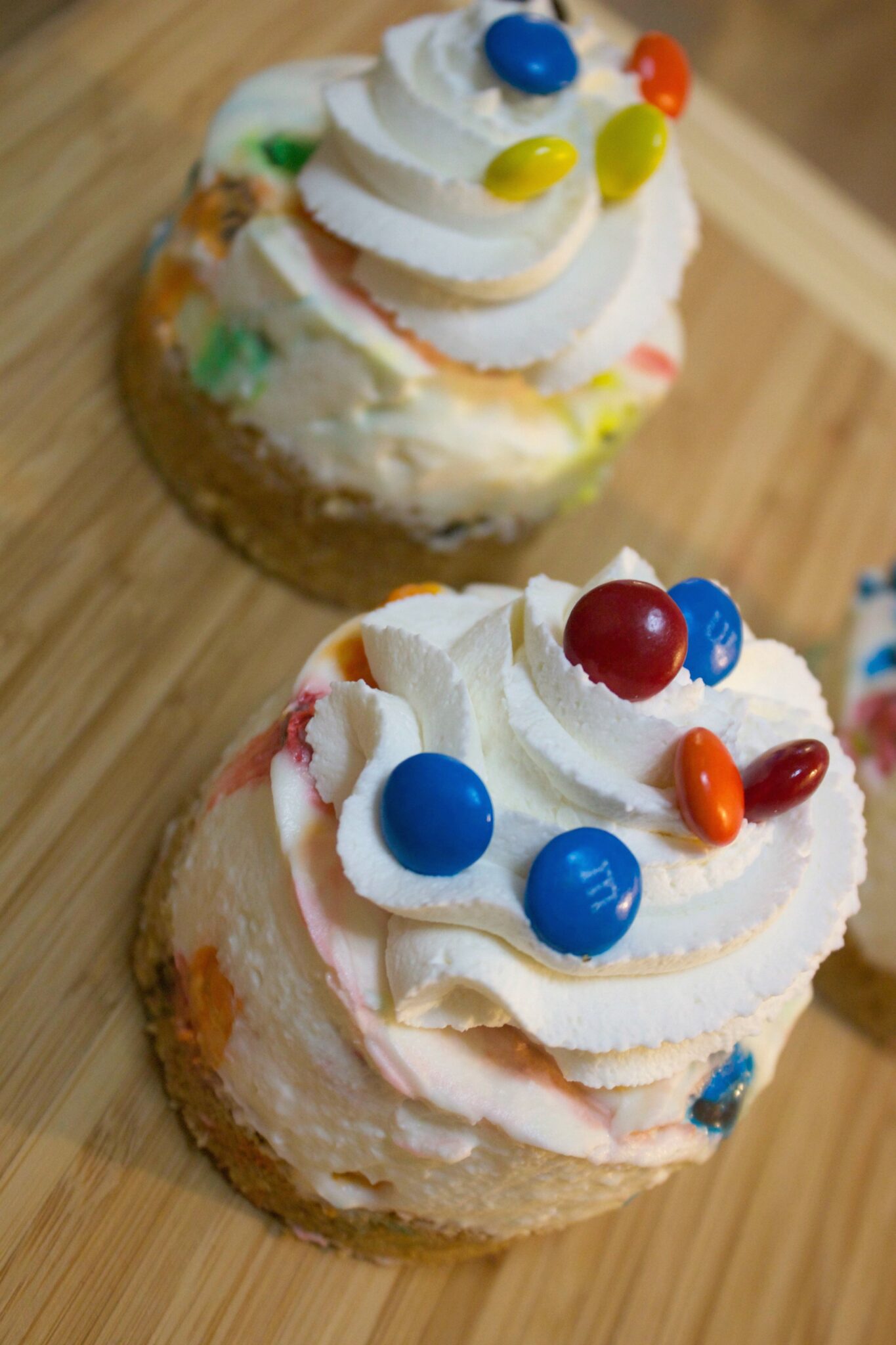 No Bake M&M Cheesecake