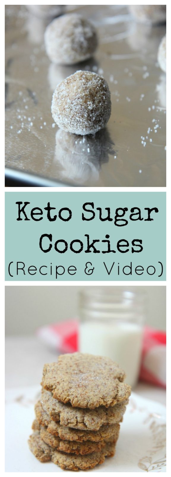 Keto Sugar Cookies - Low Carb, Gluten-Free - Cooked by Julie