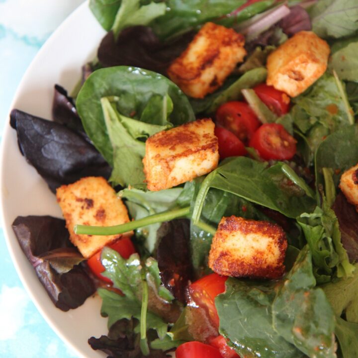 Paneer Salad Keto Friendly - Video Recipe - Cooked by Julie