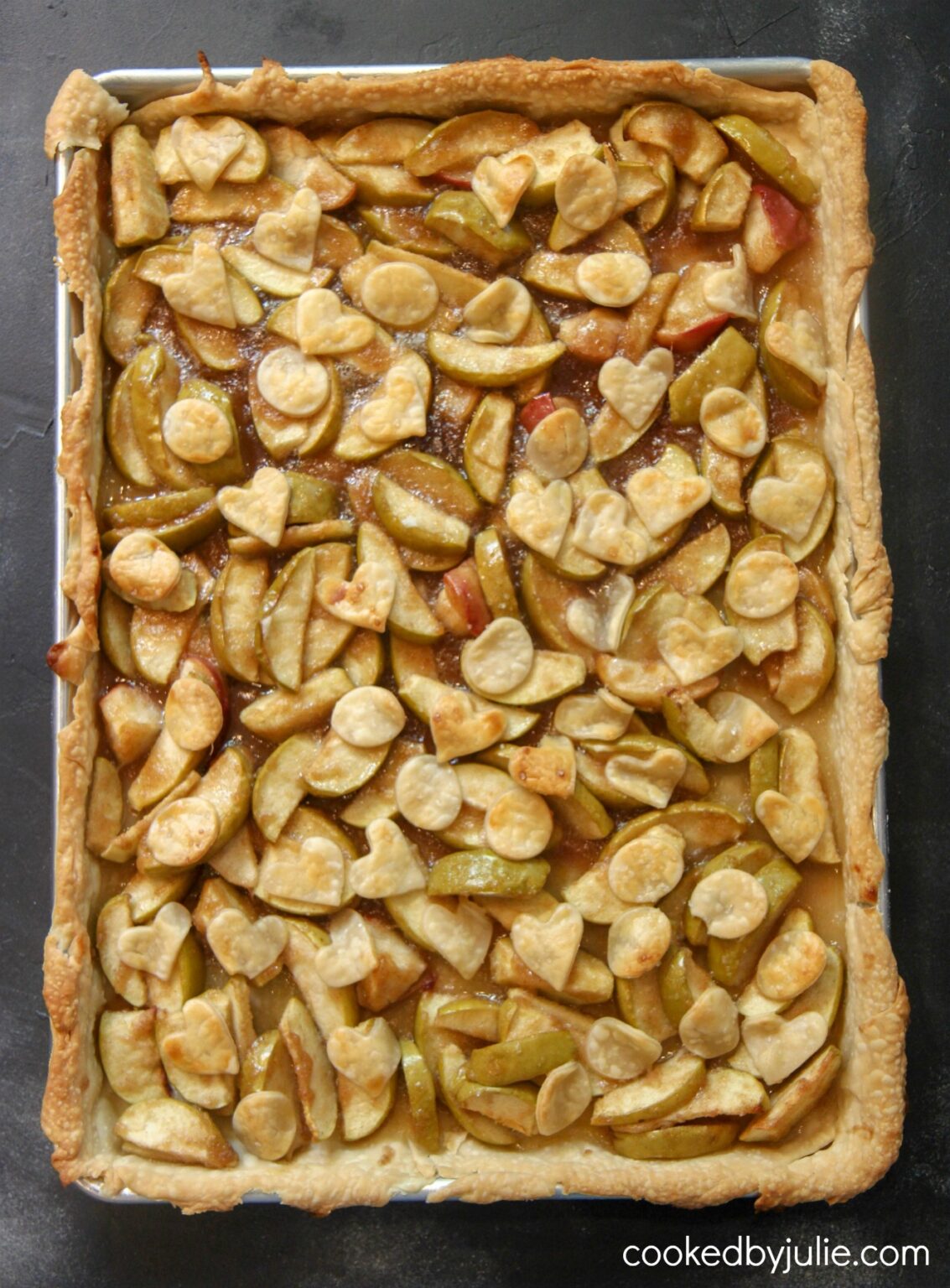 Easy Apple Slab Pie Recipe for Fall - Cooked by Julie