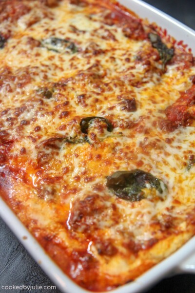 Cajun Lasagna Recipe (with video) Cooked by Julie