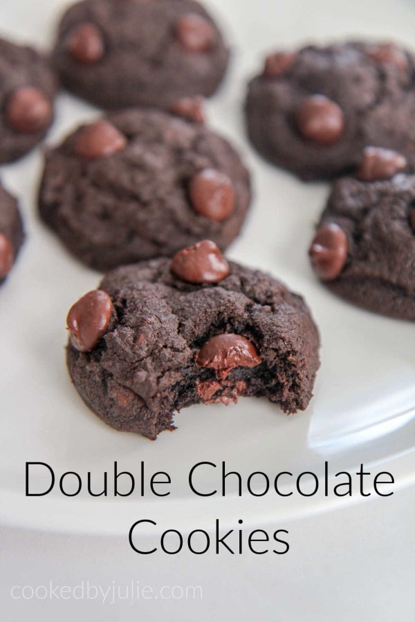 Double Chocolate Cookies - (Video) Cooked by Julie