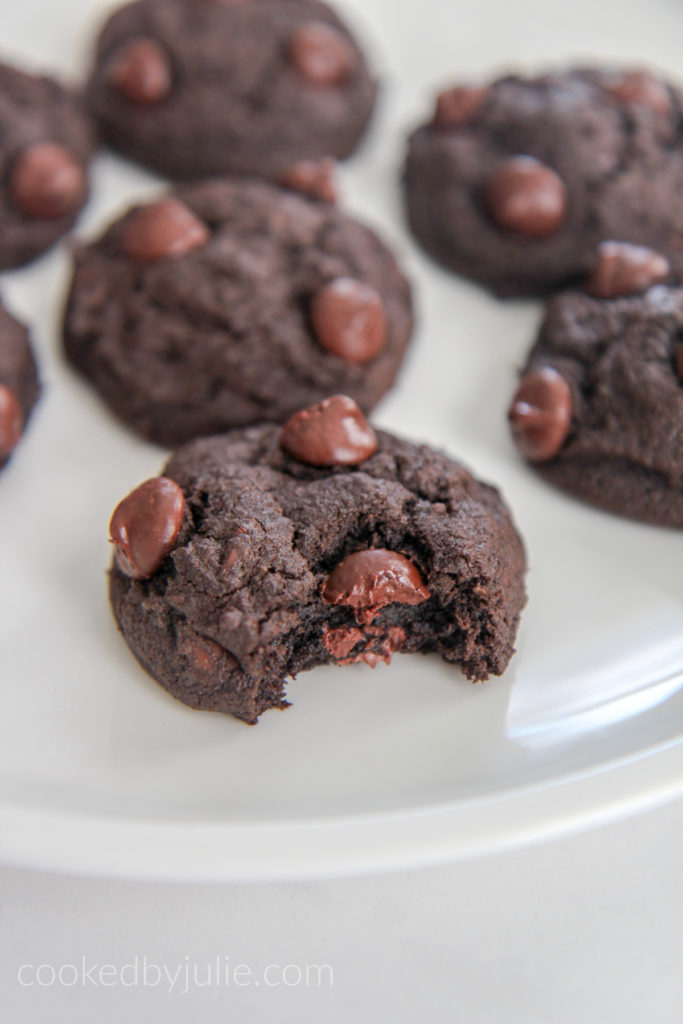 Double Chocolate Cookies - (Video) Cooked by Julie