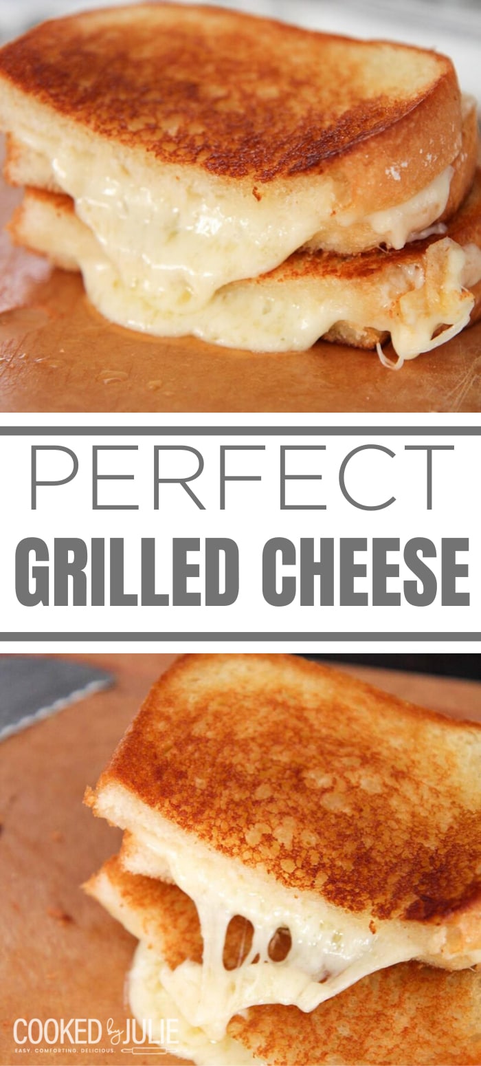 The Perfect Grilled Cheese Sandwich - Cooked by Julie