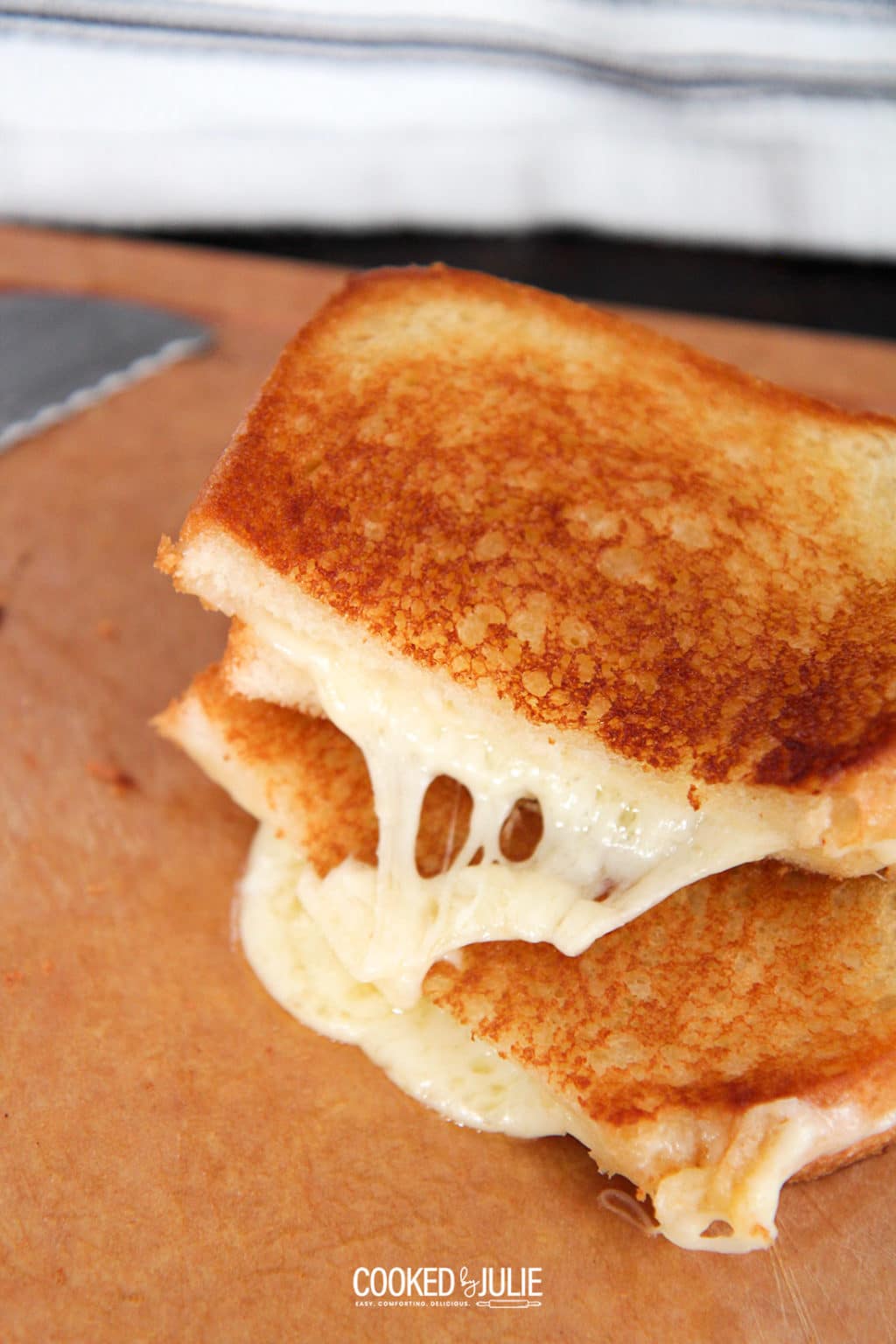 The Perfect Grilled Cheese Sandwich - Cooked by Julie