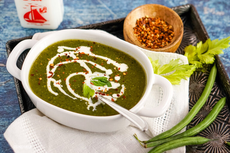 Vegan Green Detox Soup Recipe - Cooked by Julie