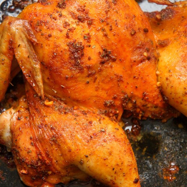 Latin Spatchcock Chicken (Pollo Asado) - Cooked by Julie