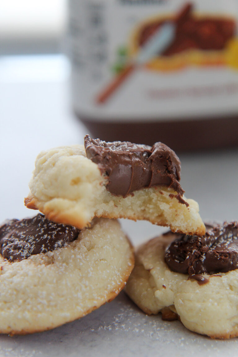 Cream Cheese Nutella Cookies (Super Soft) - Cooked by Julie