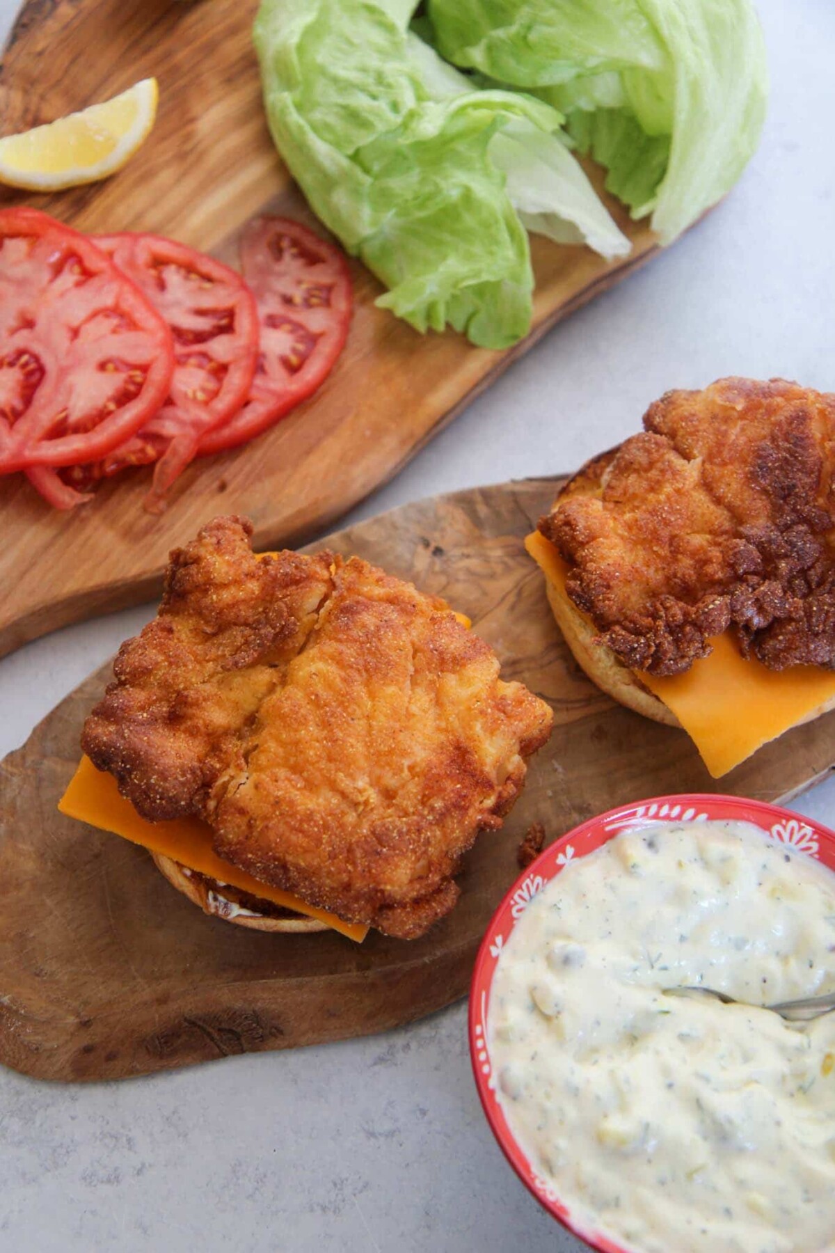 Fried Fish Sandwiches - Cooked by Julie