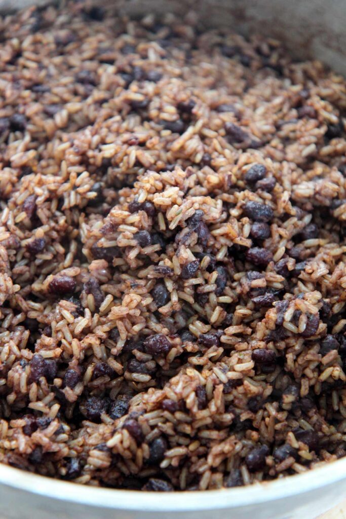 Congri (Cuban Black Beans and Rice) From Scratch! - Cooked by Julie