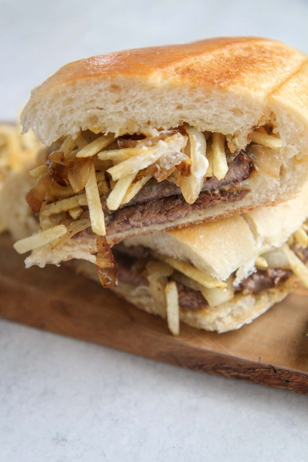 Pan con Bistec (Cuban Steak Sandwich) - Cooked by Julie