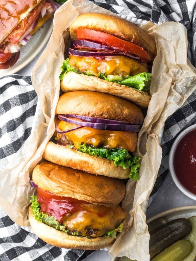 Classic Cheeseburger Recipe - Cooked by Julie