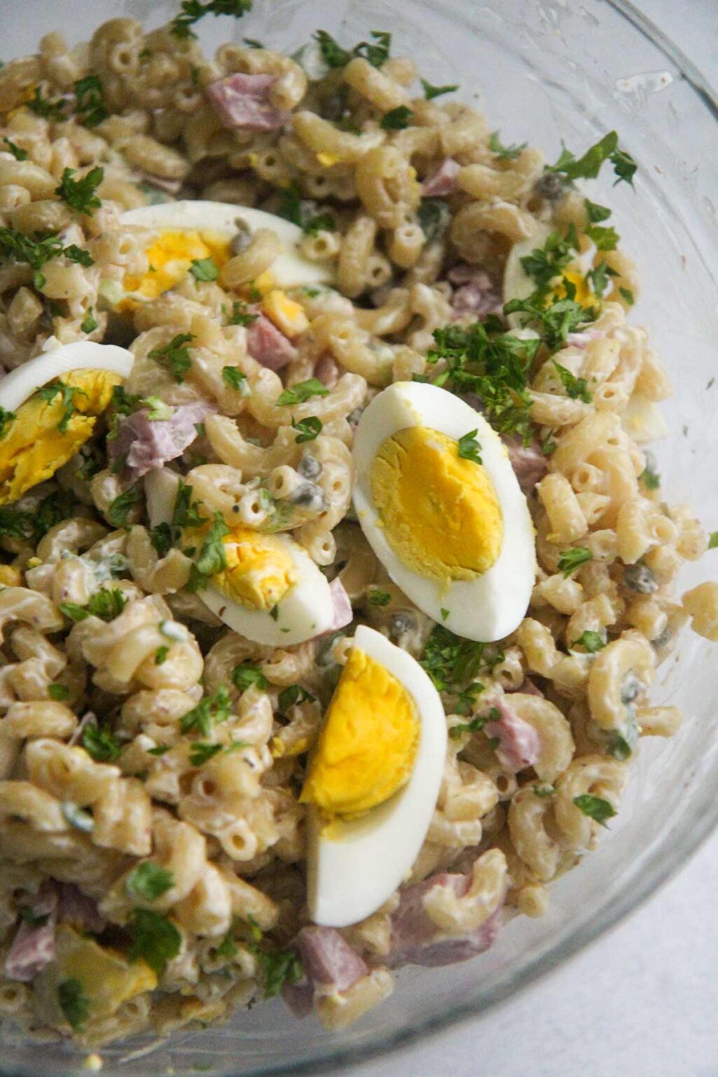 Ensalada de Coditos (Puerto Rican Macaroni Salad) - Cooked by Julie