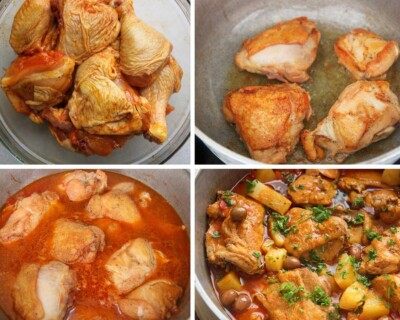 Pollo Guisado (Chicken Stew) + Video - Cooked by Julie
