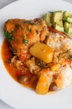 Pollo Guisado (Chicken Stew) + Video - Cooked by Julie