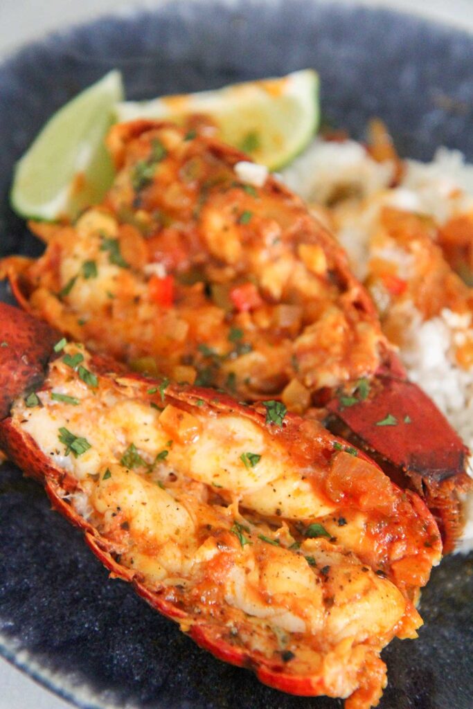Enchilado de Langosta (Cuban Lobster Creole) - Cooked by Julie