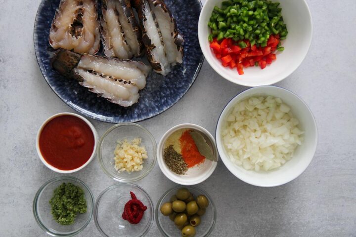 Enchilado de Langosta (Cuban Lobster Creole) - Cooked by Julie