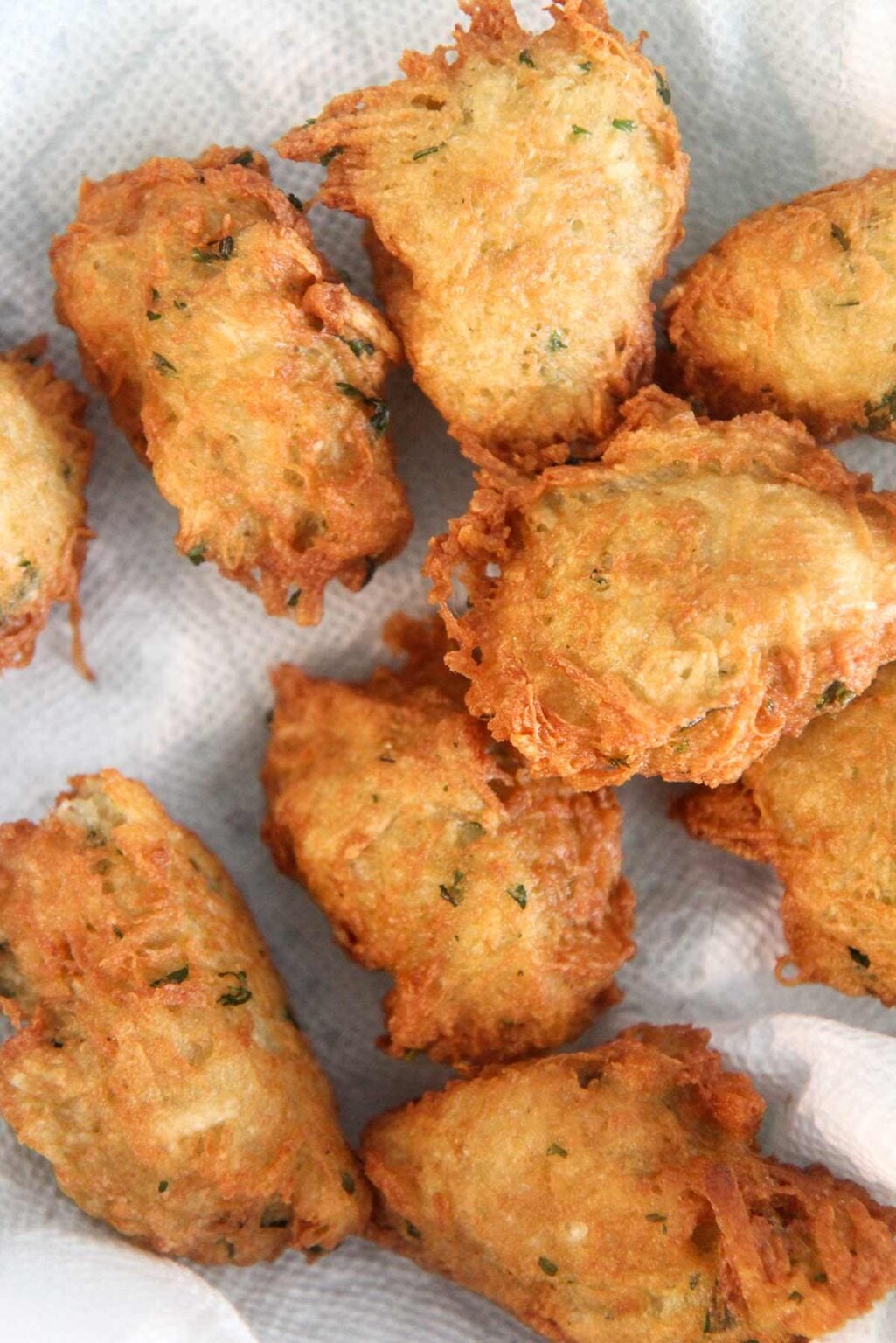 Frituras de Malanga (Malanga Fritters) - Cooked by Julie