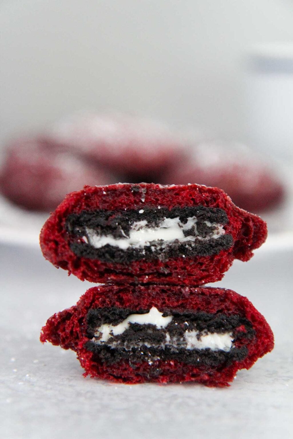 Red Velvet Fried Oreos (Video) - Cooked by Julie