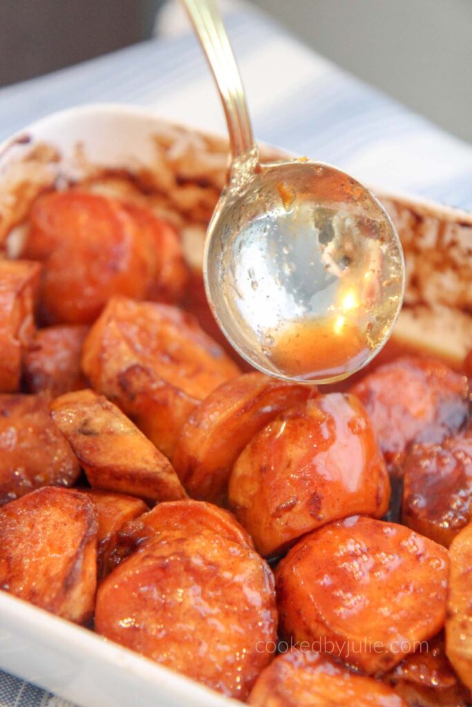 Baked Candied Yams Recipe (Video) - Cooked by Julie
