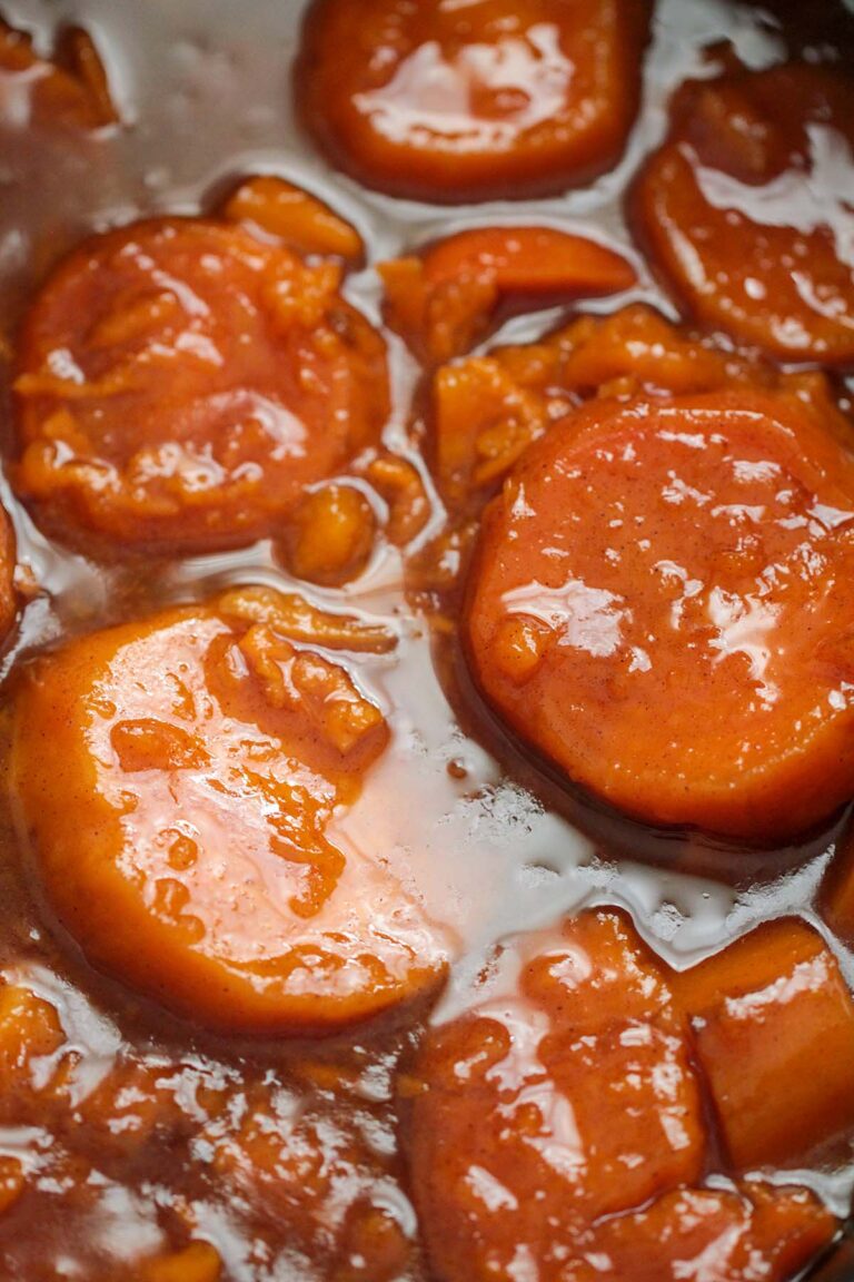 Slow Cooker Candied Yams - Cooked by Julie