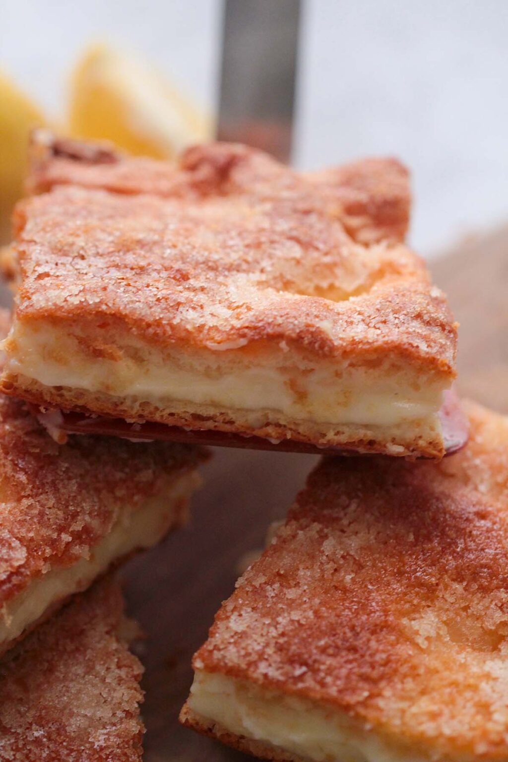 Lemon Cream Cheese Bars - Cooked by Julie