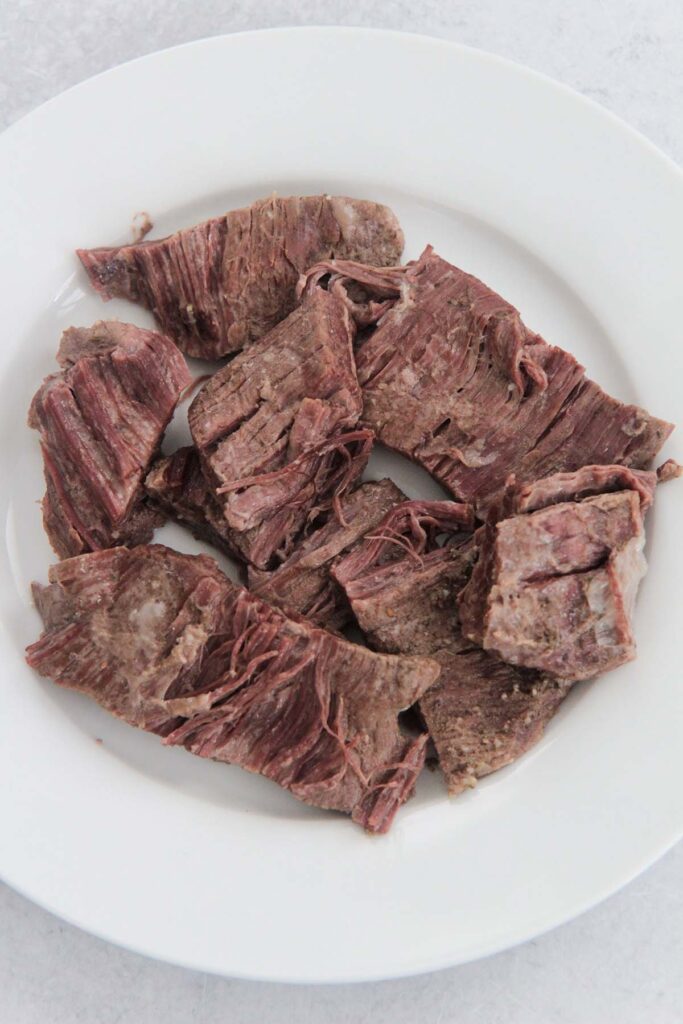 Vaca Frita (Crispy Shredded Beef) - Cooked by Julie
