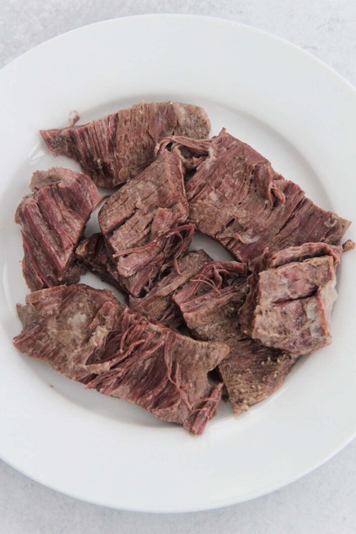 Vaca Frita (Crispy Shredded Beef) - Cooked by Julie