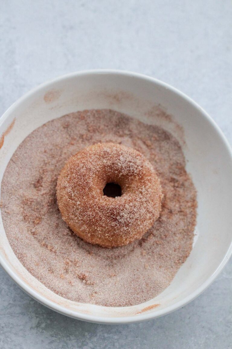 Baked Cinnamon Sugar Donuts (Super Fluffy) - Cooked by Julie