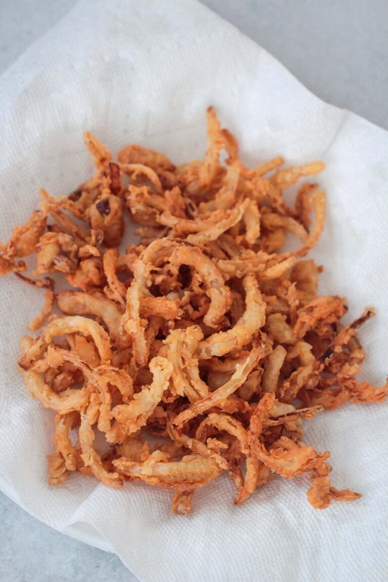 French Fried Onions (Super Crispy) - Cooked by Julie