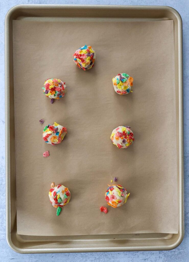 Fruity Pebbles Cookies(from scratch) - Cooked by Julie