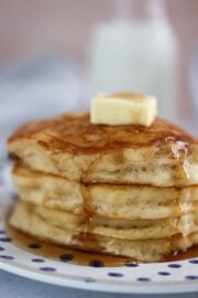 Easy Buttermilk Pancakes (Super Fluffy) - Cooked by Julie
