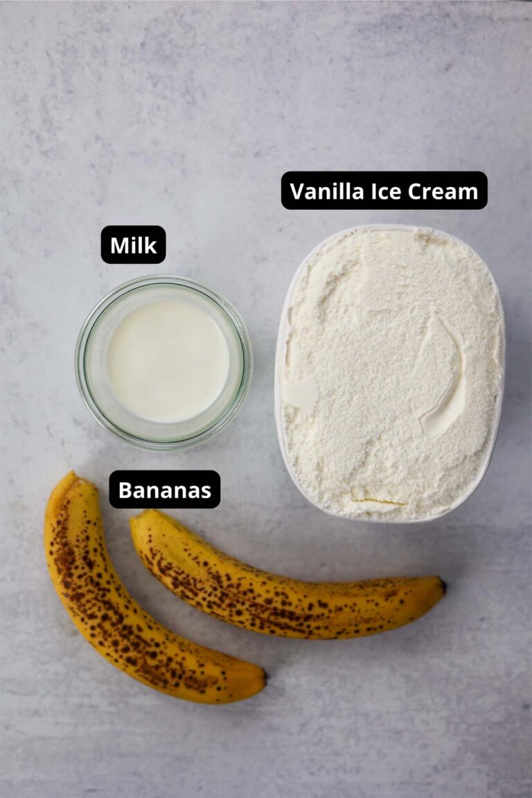 Creamy Banana Milkshake Just 3 Ingredients Cooked By Julie