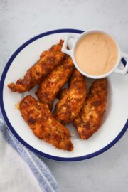 Baked Chicken Tenders (No Breading) - Cooked by Julie