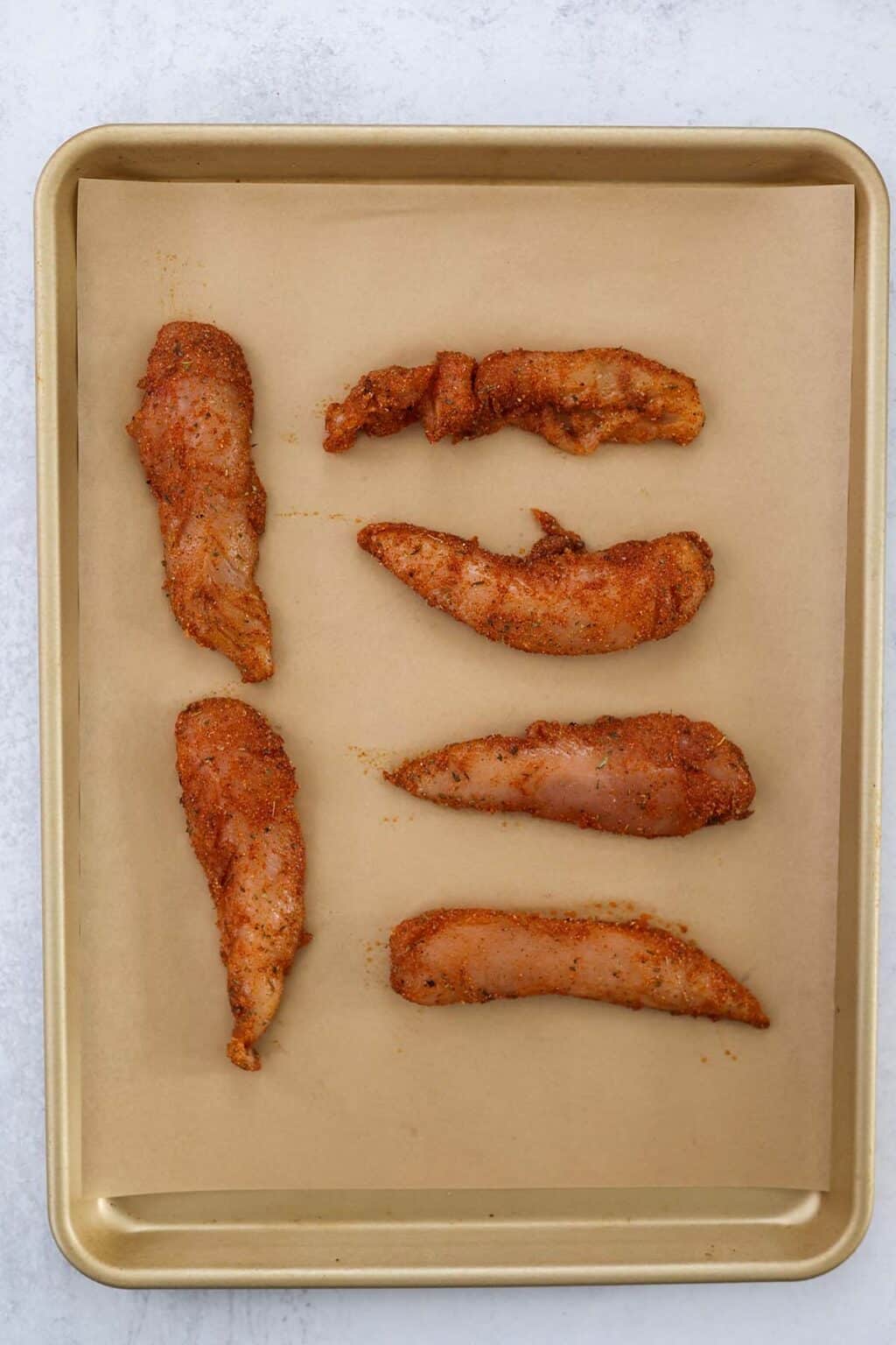 Baked Chicken Tenders (No Breading) - Cooked by Julie