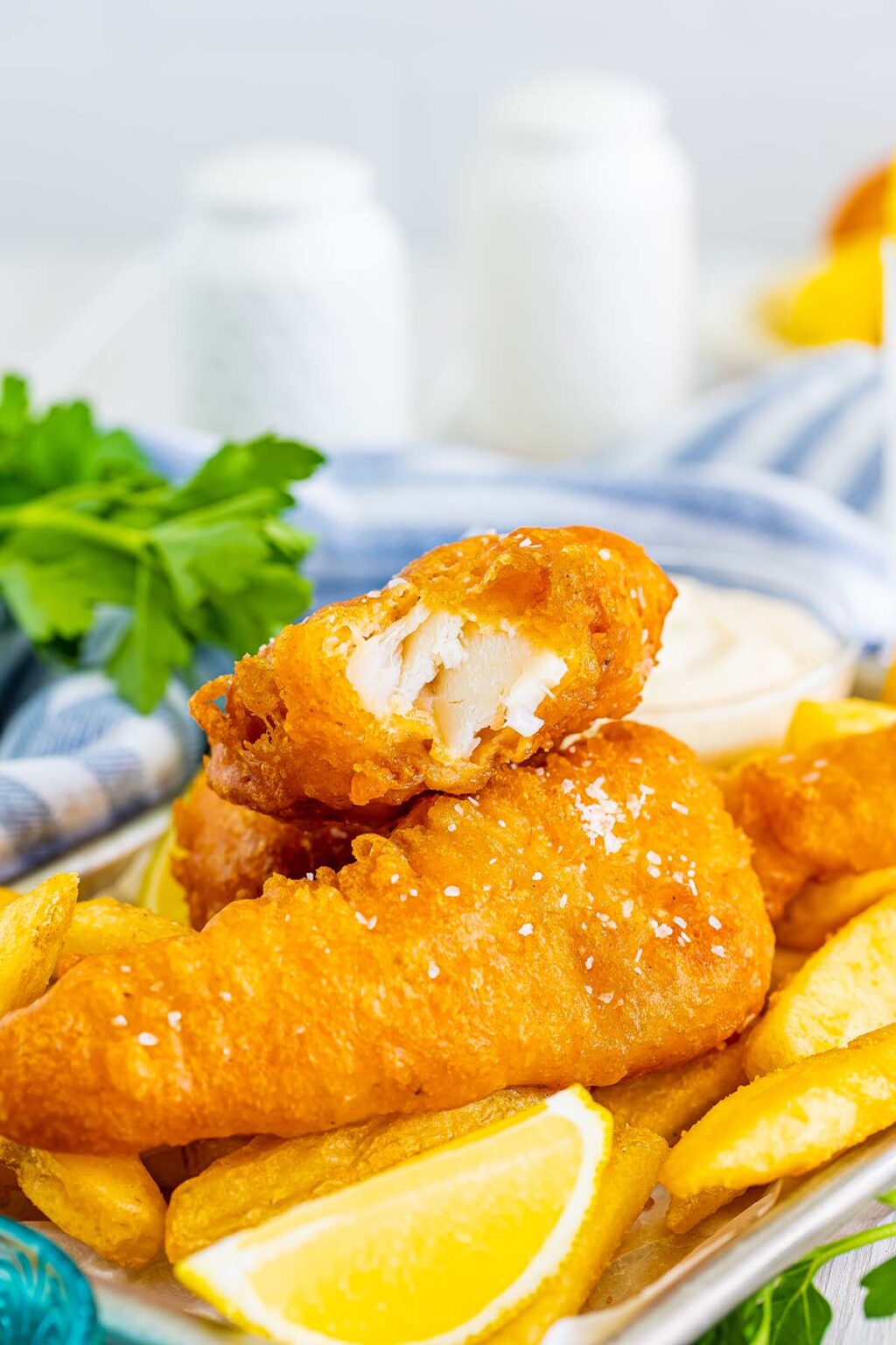 Crunchy Beer Battered Fish - Cooked by Julie