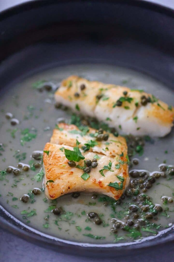 Easy Cod Piccata - Cooked by Julie