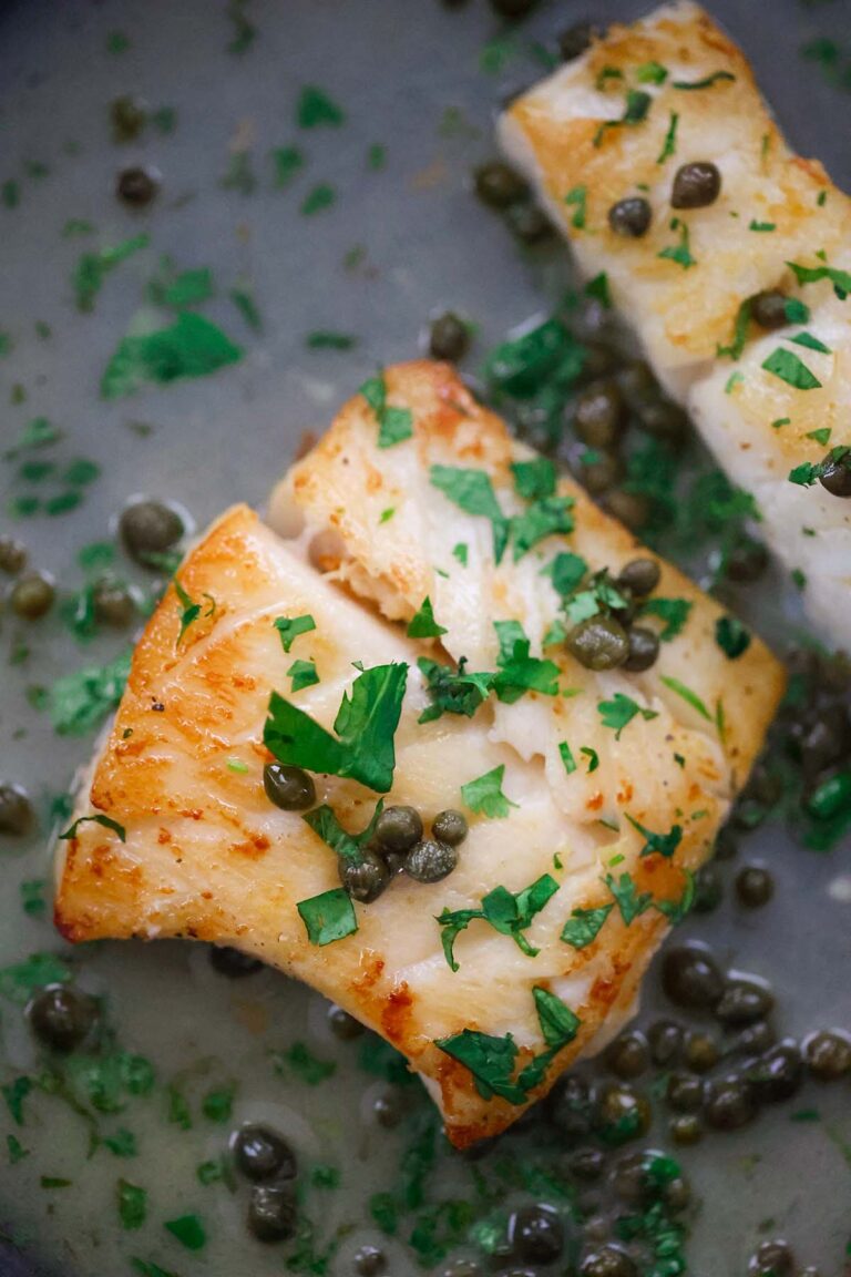 Easy Cod Piccata - Cooked by Julie