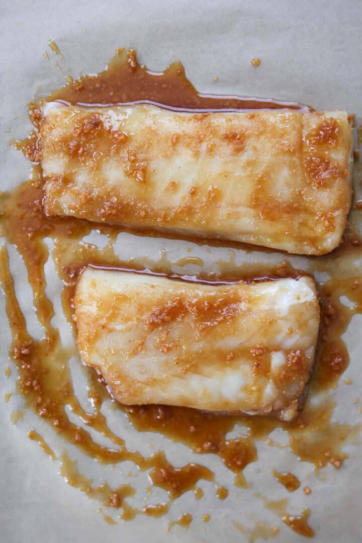 Baked Honey Miso Cod - Cooked by Julie