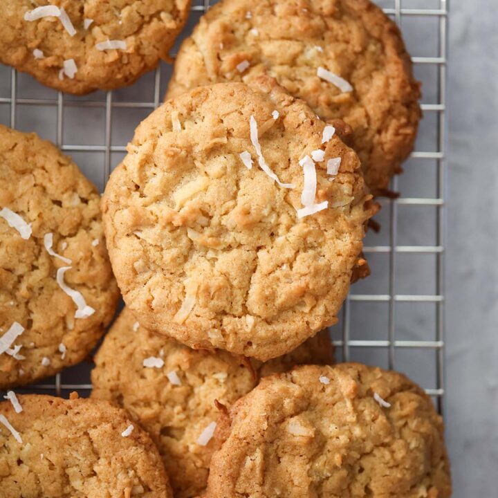 Coconut Cookies - Cooked by Julie