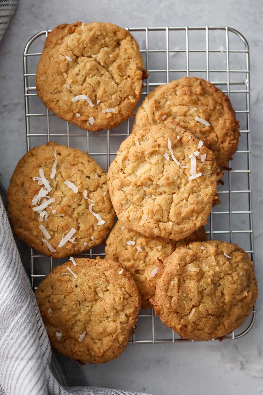 Coconut Cookies - Cooked by Julie