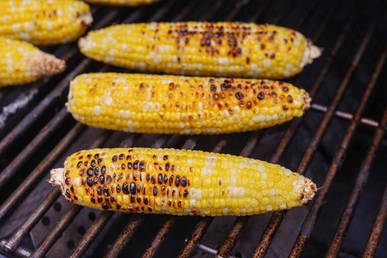Charred Corn(Grilled) - Cooked by Julie