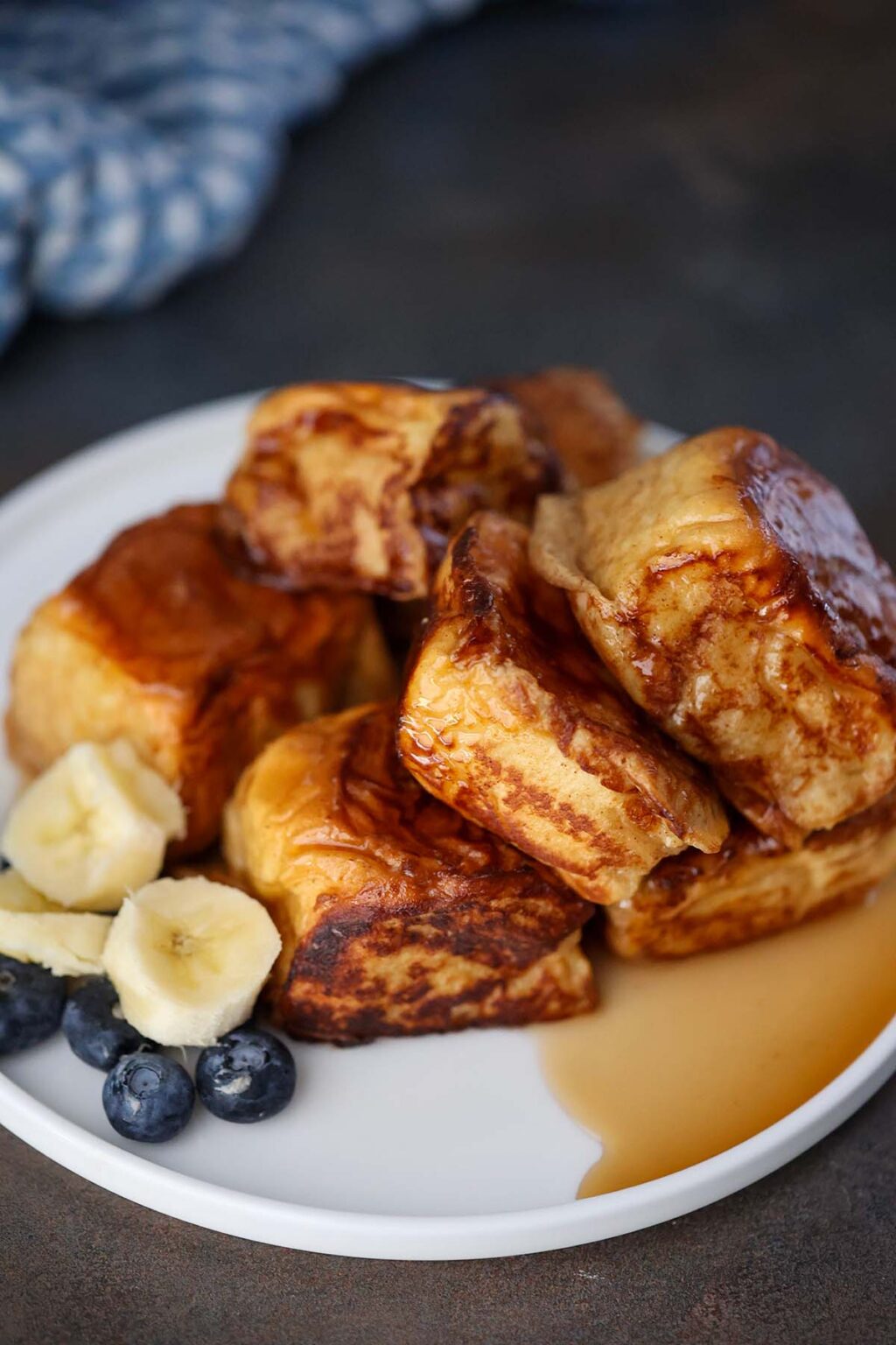 Hawaiian Roll French Toast - Cooked by Julie