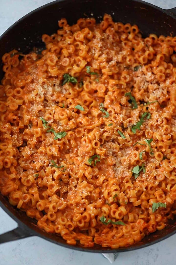 Creamy Spaghettios - Cooked by Julie