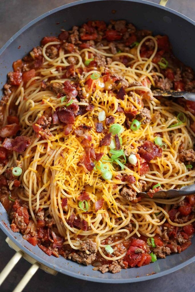 Cowboy Spaghetti - Cooked by Julie